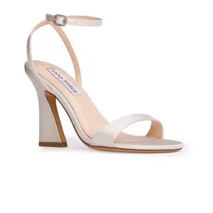 ANNE BARGE Muse Sandal - White Satin