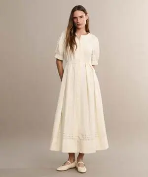 Jenni Kayne Harper Midi Dress - Ivory