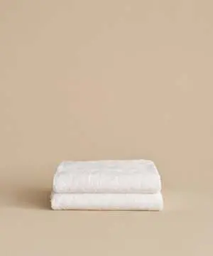 Jenni Kayne Loom Bath Sheet - White