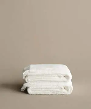 Jenni Kayne Loom Bath Towel - White