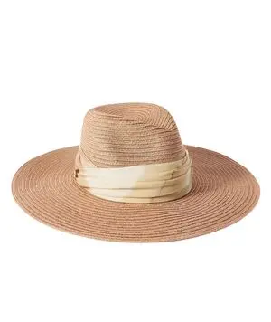 Eugenia Kim Emmanuelle Grosgrain-trimmed Fedora - Brown