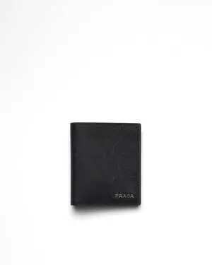 Prada Saffiano Leather Wallet - Black