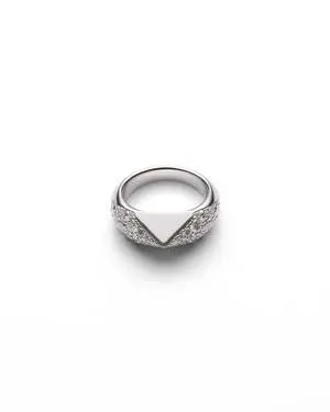 Prada Eternal Gold Ring With Diamonds - Gold/silver