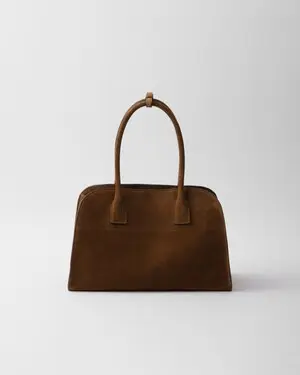 Prada Medium Suede Tote