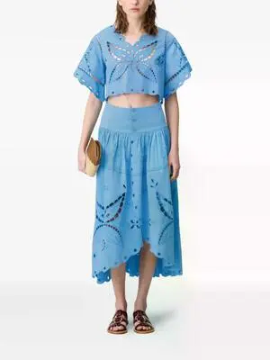 Claudie Pierlot Embroidered Blouse