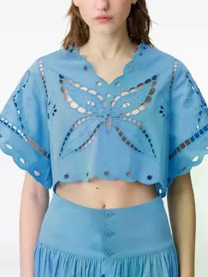 Claudie Pierlot Embroidered Blouse