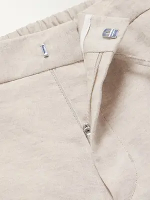 Mr P. James Straight-leg Linen Trousers - Neutrals