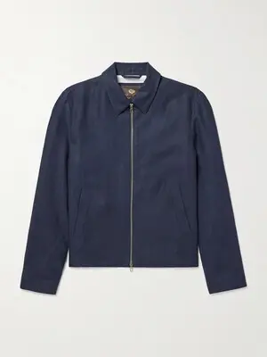 Loro Piana Maurin Linen-twill Blouson Jacket