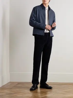 Loro Piana Maurin Linen-twill Blouson Jacket