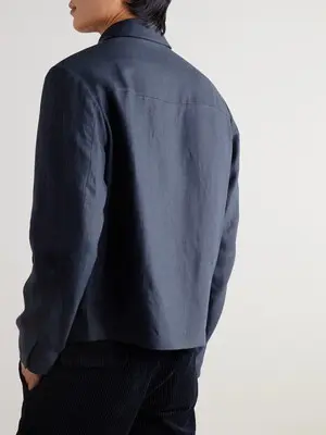 Loro Piana Maurin Linen-twill Blouson Jacket