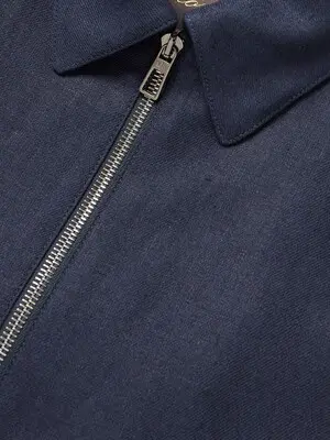 Loro Piana Maurin Linen-twill Blouson Jacket