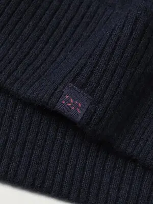 Derek Rose Finley Cashmere Zip-up Hoodie - Blue