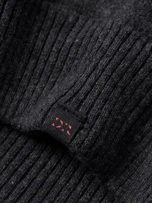 Derek Rose Finley Cashmere Zip-up Hoodie - Black