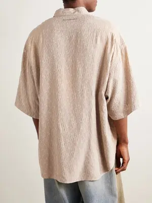 Acne Studios Setar Oversized Satin-jacquard Shirt