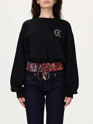 Just Cavalli Embellished Logo Sweatshirt - Black