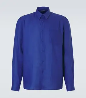 Vilebrequin Linen Shirt - Blue