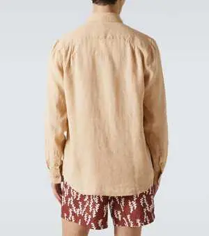 Vilebrequin Linen Shirt - Brown