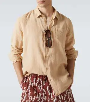 Vilebrequin Linen Shirt - Brown