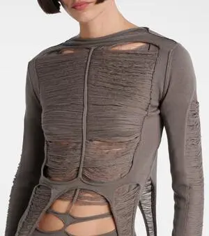 Rick Owens Distressed Wool Top