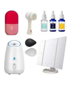 PURSONIC Ultimate Skincare & Beauty Bundle Facial Steamer - White