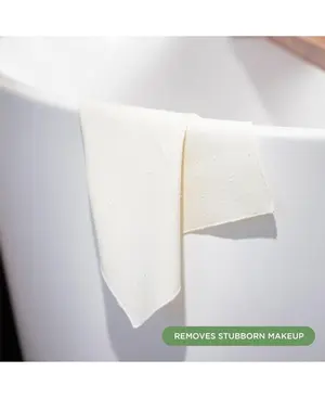 NIGHT Raw Silk Skincare Washcloths