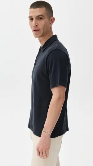 Rag & Bone Classic Flame Polo - Black