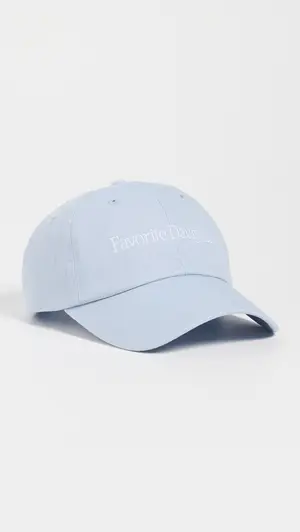 FAVORITE DAUGHTER Classic Logo Baseball Cap - Blue/white