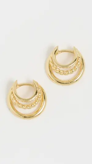 Shashi Charlee Triple Earrings