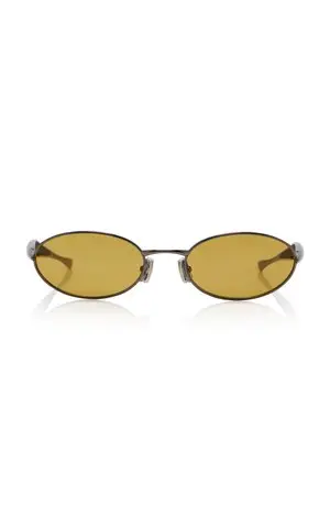 Bottega Veneta Sardine Metal Sunglasses - Green