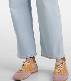 FRAME Le Sleek High-rise Straight Jeans - Blue