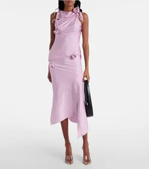 Amina Muaddi Bianca 95 Pvc Mules