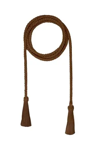 Le Sundial Tassel Waist Belt - Brown