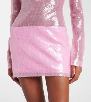 David Koma Sequined Polo Dress