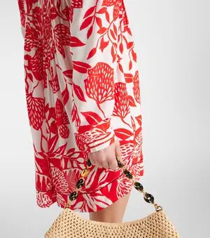 Poupette St Barth Ola Floral Minidress - Red