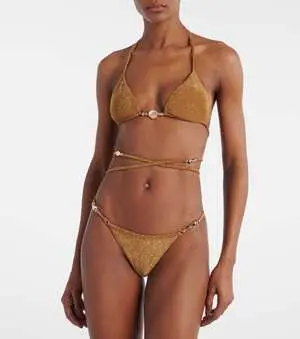 SAME Shell-embellished Bikini Bottom