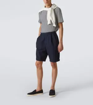 Brunello Cucinelli Cotton Gabardine Bermuda Shorts
