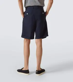 Brunello Cucinelli Cotton Gabardine Bermuda Shorts