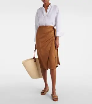 CHRISTIAN LOUBOUTIN Pyramule 30 Spiked Leather Mules - Brown