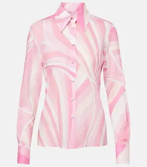 Emilio Pucci Drop Shoulder Shirts For Women