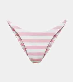SAME 90s Striped Bikini Bottom - Pink