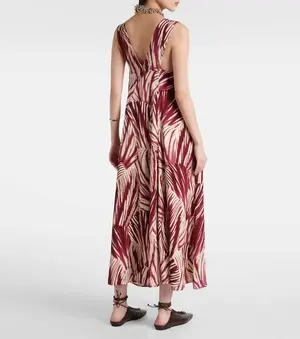 Dries Van Noten Printed Maxi Dress
