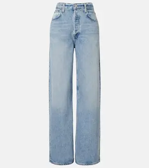 AGOLDE Low Slung Baggy Wide-leg Jeans - Blue