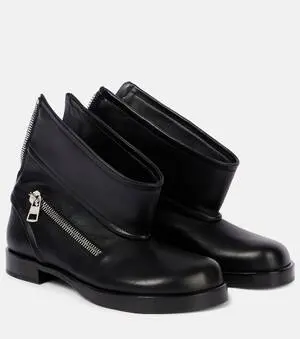 Jw Anderson Silver Tone Boots For Women