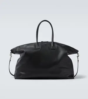 Saint Laurent Leather Duffle Bag - Black