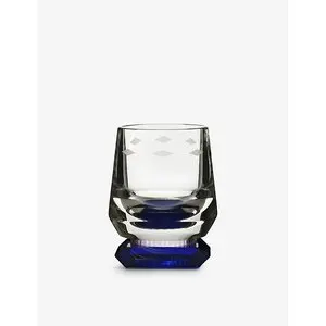 REFLECTIONS COPENHAGEN Whimsy Crystal-glass Whisky Glass - Blue Clear