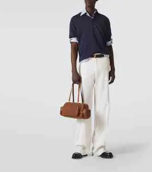 Miu Miu Pocket Leather Tote
