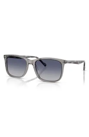 VOGUE 57mm Pillow Sunglasses - Transparent Grey