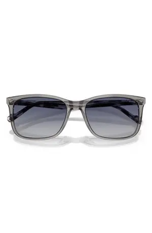 VOGUE 57mm Pillow Sunglasses - Transparent Grey