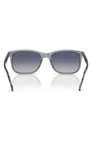 VOGUE 57mm Pillow Sunglasses - Transparent Grey