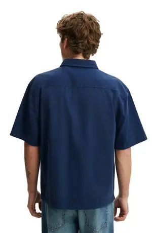 COTTON ON Darcy Short Sleeve Shirt - Indigo